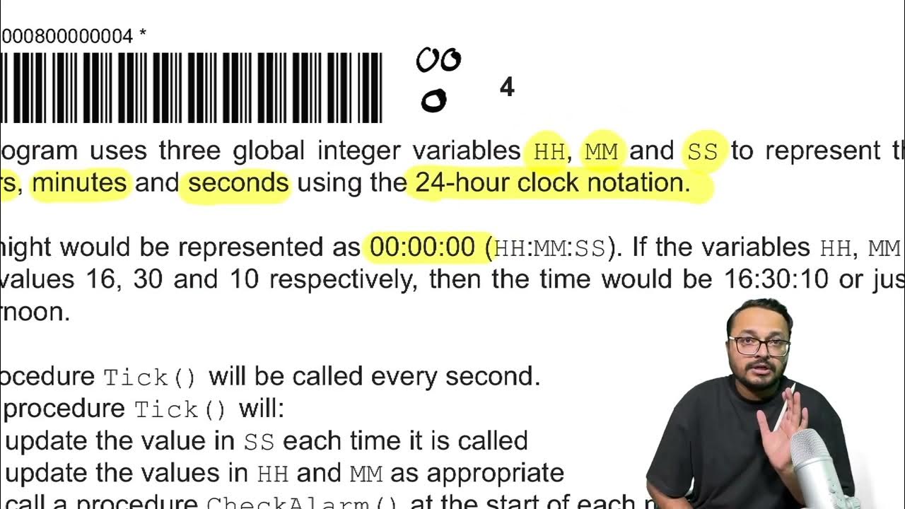 A1 | Paper 2 | 9618 | Oct/Nov/2024/21 Solution by Sir MAK #MAK #CS #OL #AL #ComputerScience ...