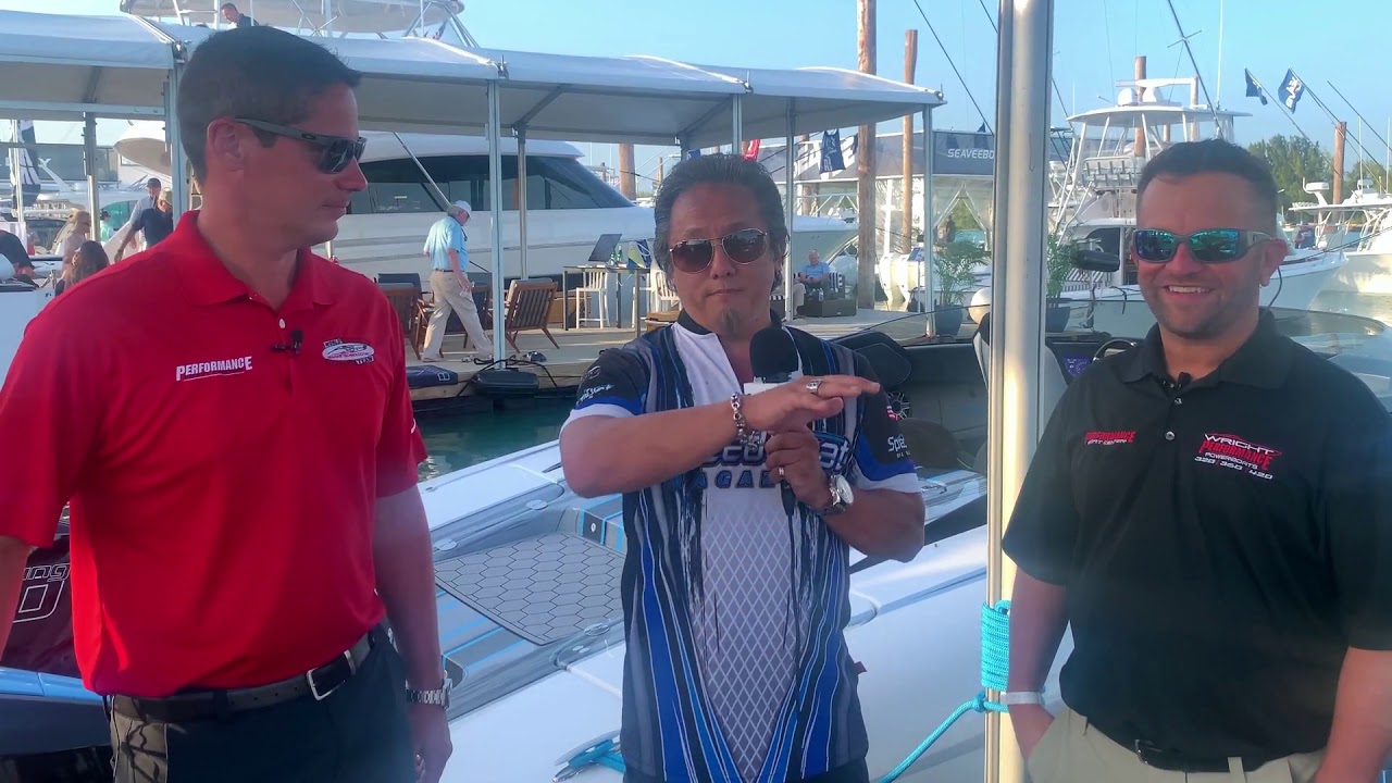 Myrick Coil and Rusty Williams of Performance Boat Center at the 2020 ...
