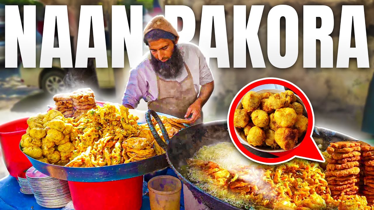 Pakistan's Crispiest Potato Pakora | Vegan Street Food | Pakistani Food ...