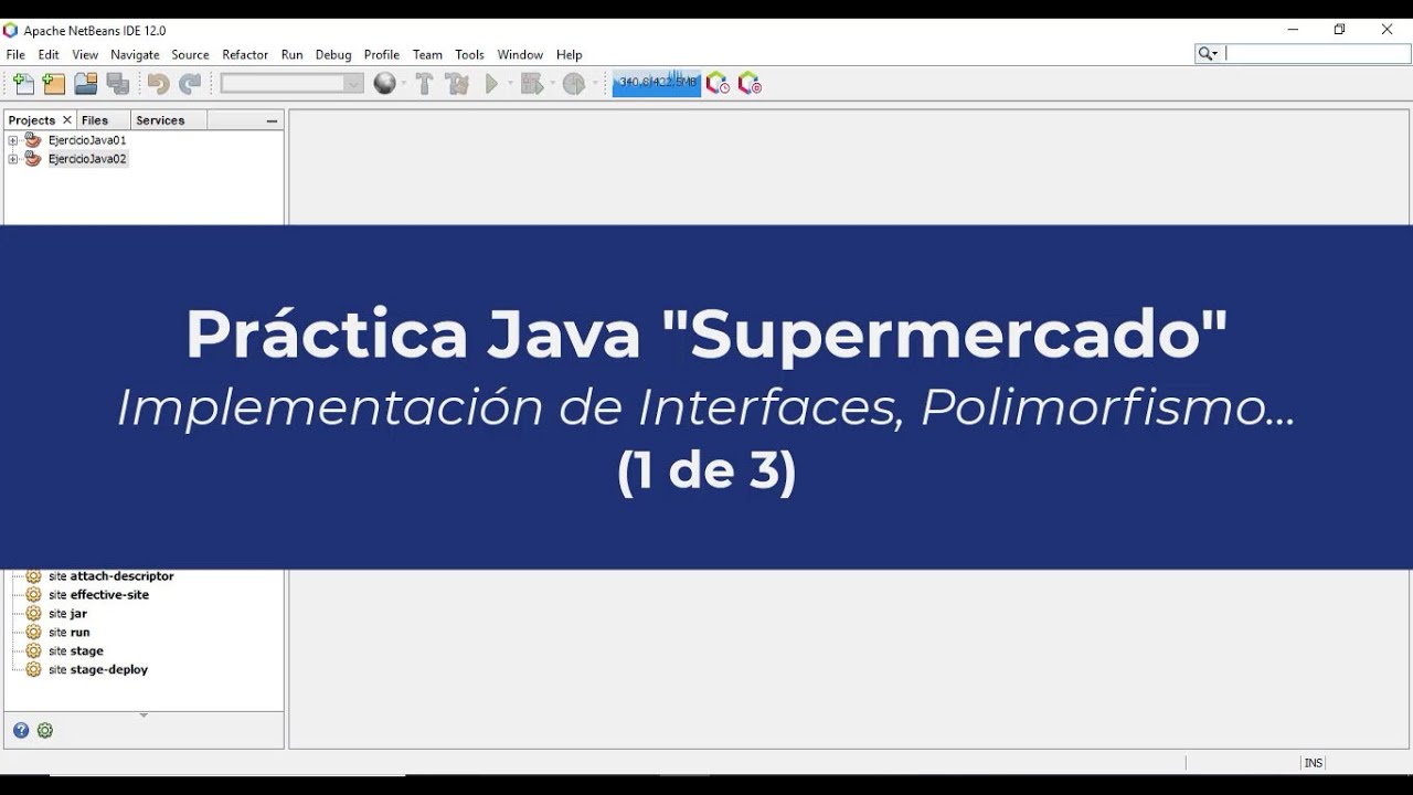 Ejercicio Java. "Supermercado" (1 de 3) - Práctica con Interfaces Java y Polimorfismo - YouTube