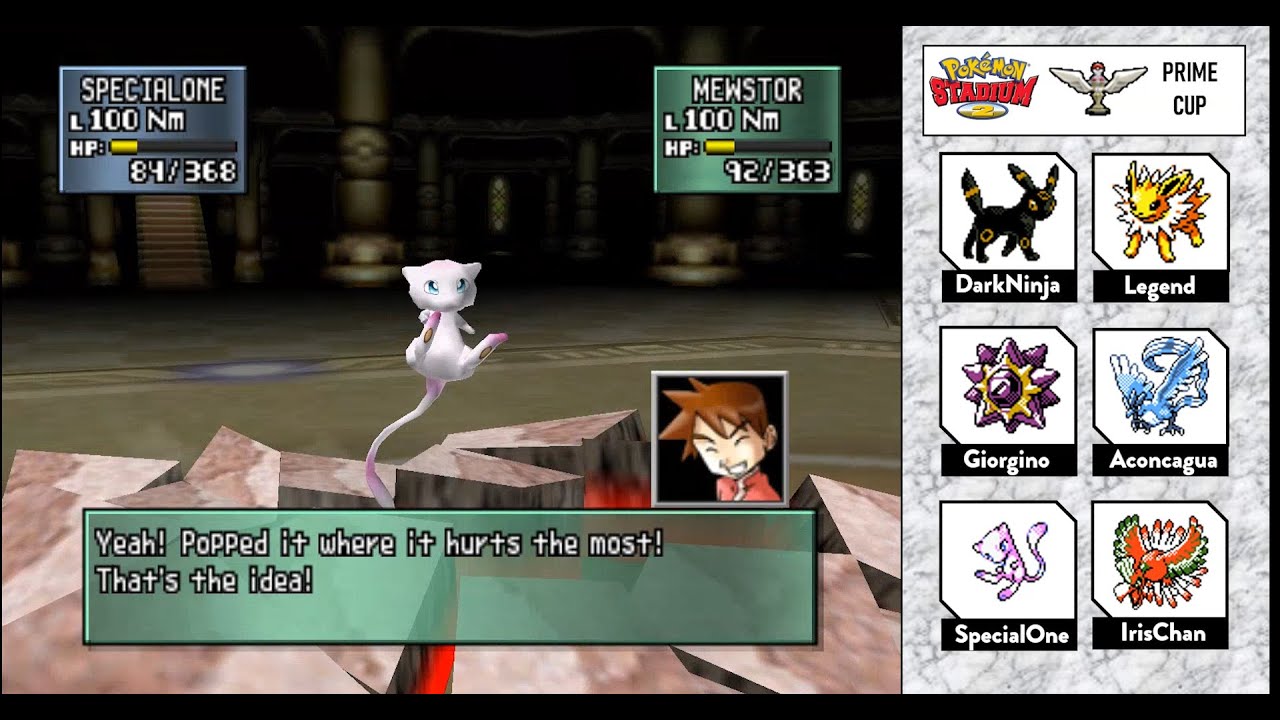 Mew vs Mew! FULL Prime Cup Pokemon Stadium 2 - YouTube