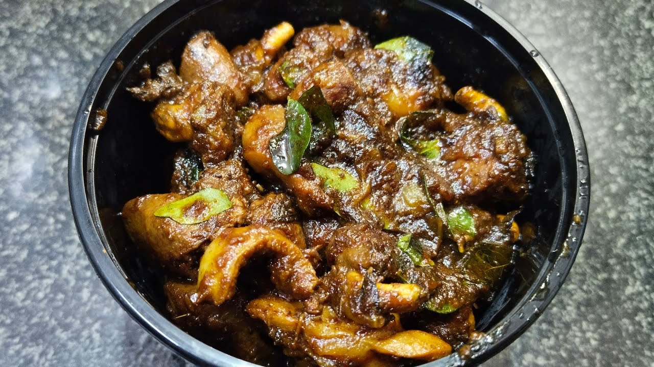 Chicken Fry New Recipe Andhra Style||Andhra Style Chicken kidney fry ...