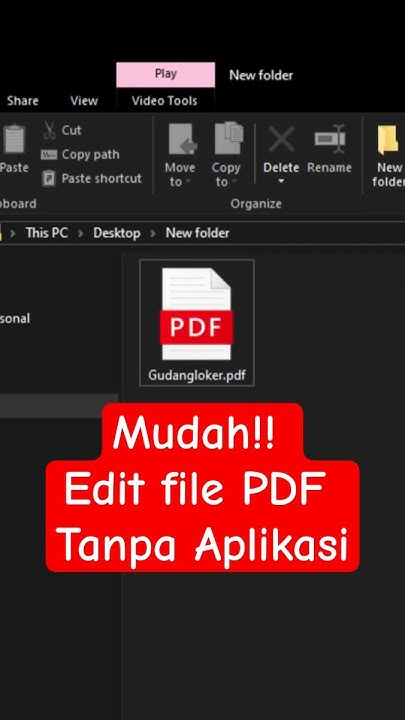 Cara Edit File PDF Tanpa Aplikasi! Gampang & Cepat #shorts #trending #viral - YouTube