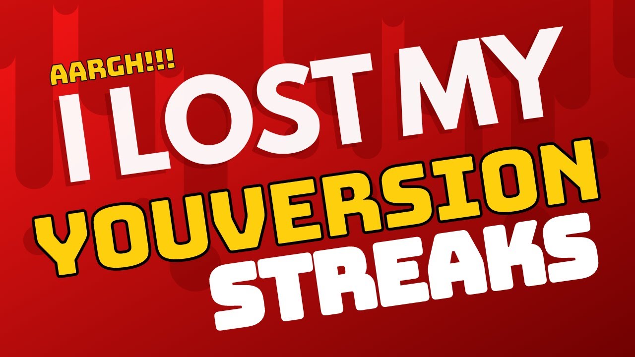 Ouch!!! I Lost My YouVersion Streak! ~ TOLA Omoniyi - YouTube