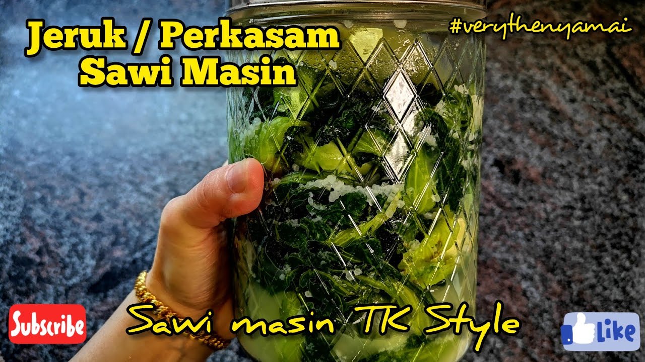 Jeruk Sawi Masin / Ham Choi / Sayur Lobak Masin - YouTube