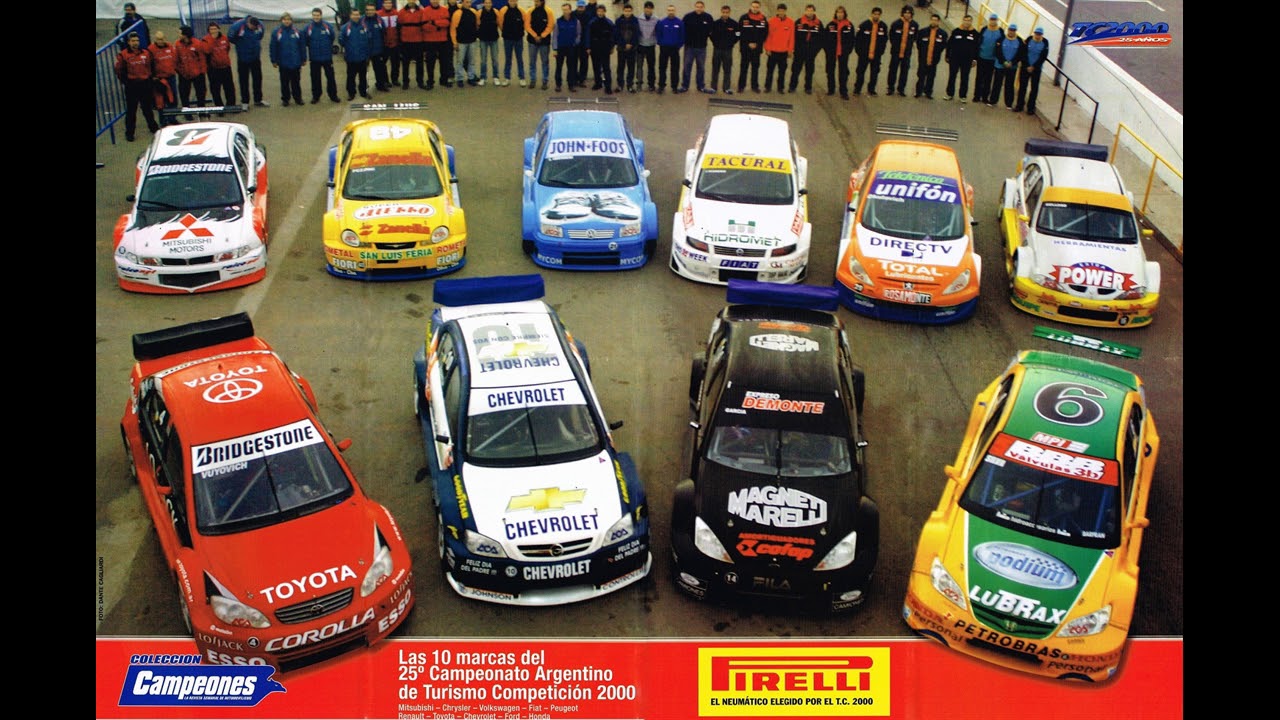 TC 2000 25 años Intro + Equipos 2004 - YouTube
