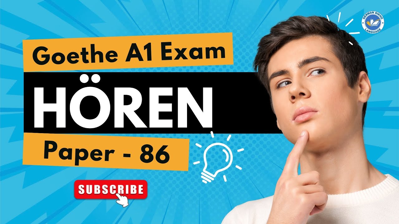 Goethe A1 Exam Modelltest mit Antworten || Paper - 86 || Start Deutsch ...
