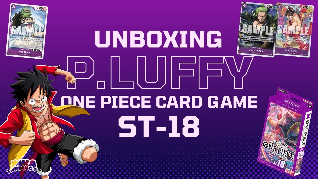 Unboxing Deck ST-18 (P.Luffy) One Piece Card Game— Cartas Top, Combos y ...
