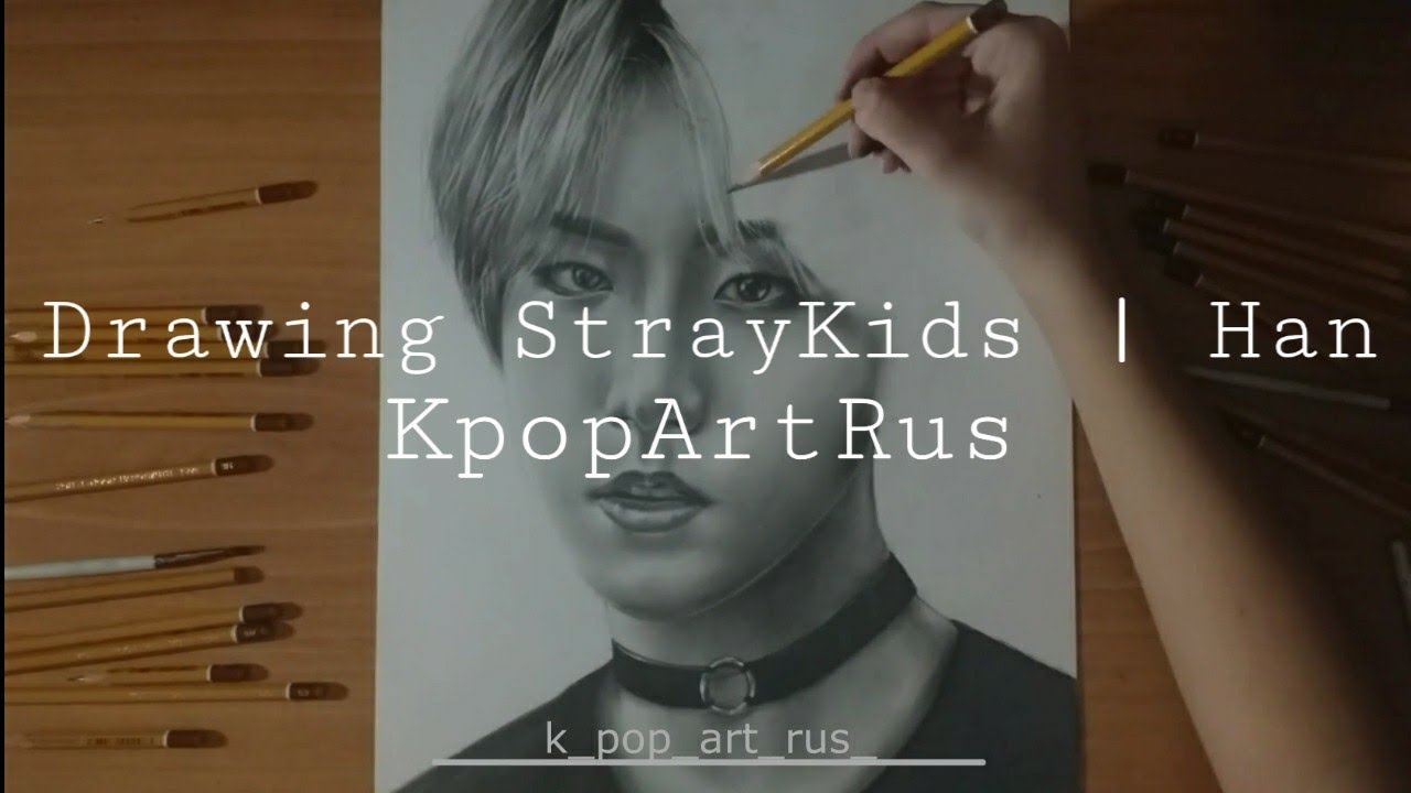 Drawing StrayKids : Han-speed drawing | kpopartrus - YouTube