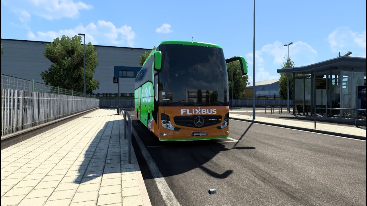 FlixBus In ETS2 - YouTube