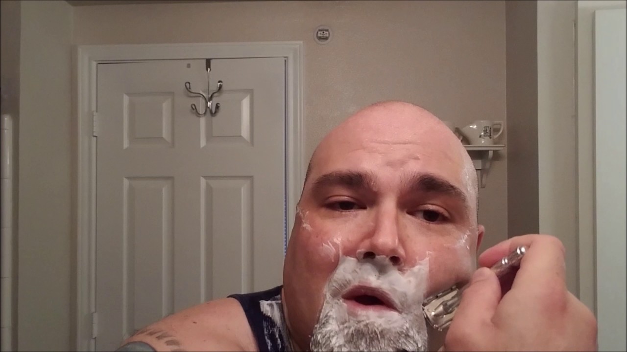 First Shave with the Lord Tech DE Razor - YouTube