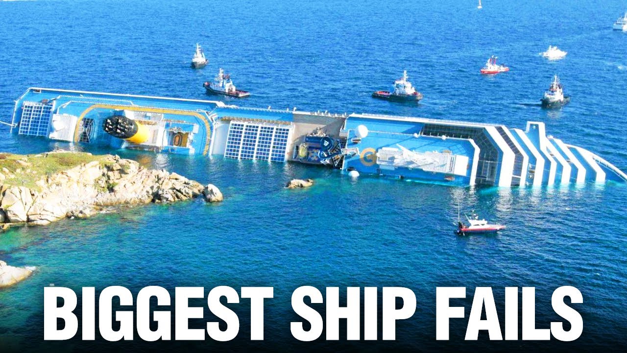 10 Biggest Ship Fails Ever Caught On Camera - YouTube