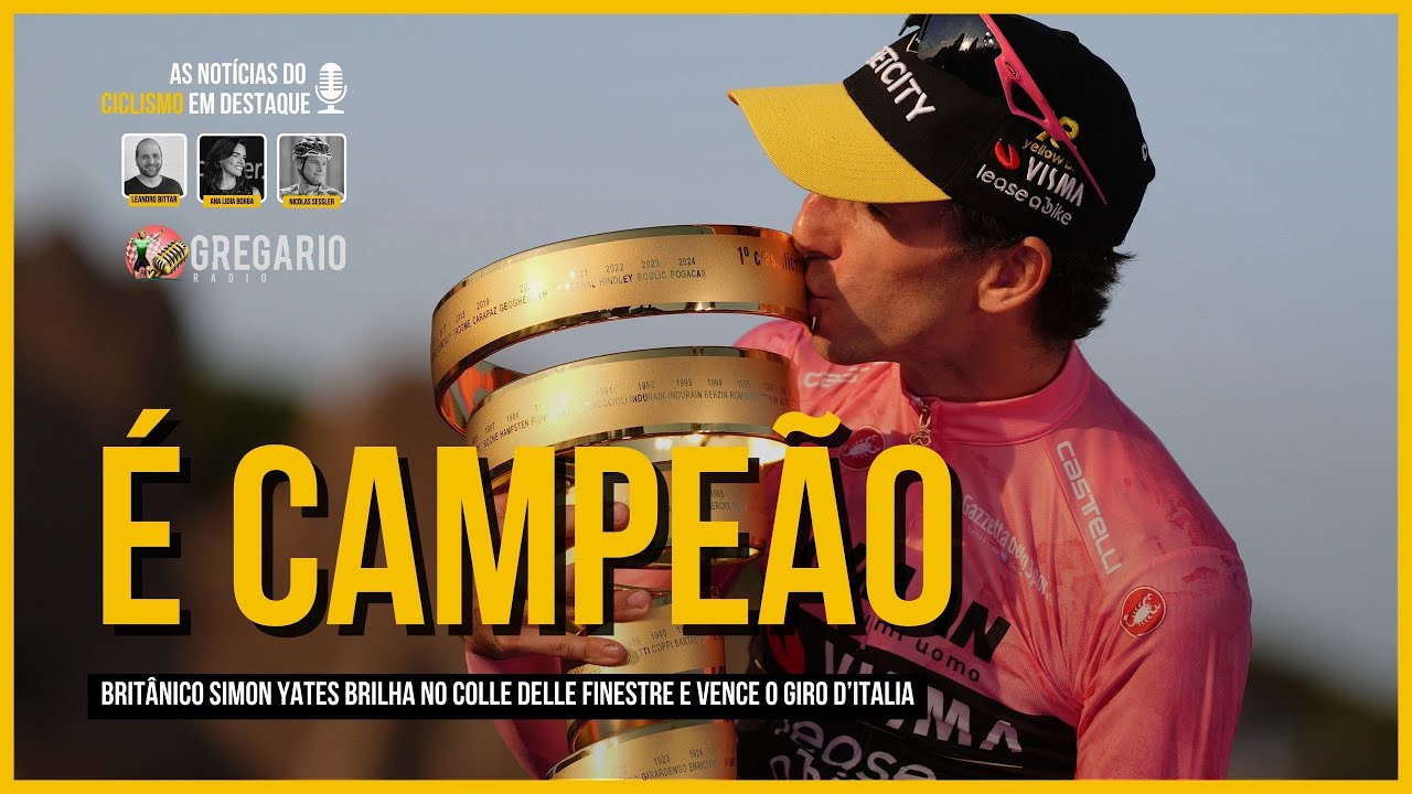 RADIO: SIMON YATES CAMPEÃO DO GIRO D'ITALIA - YouTube