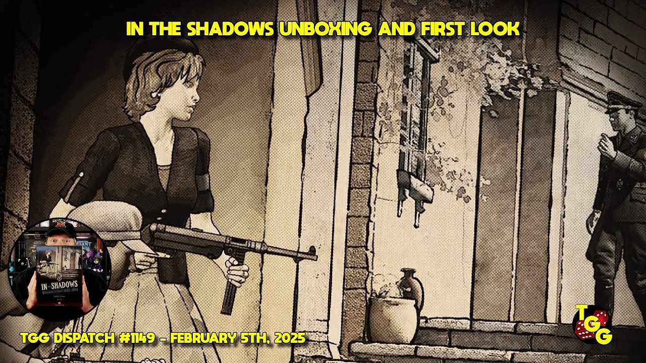 In the Shadows Live Unboxing and First Look on The Gaming Gang Dispatch ...