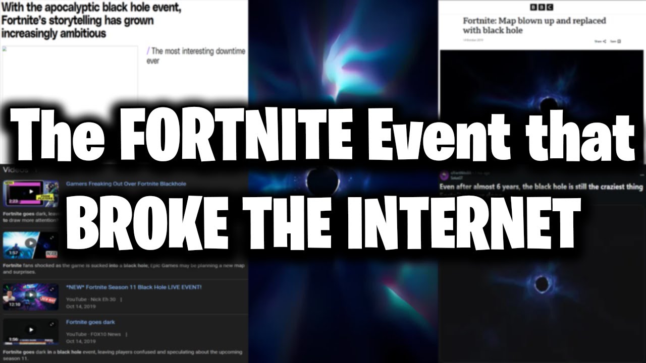 The FORTNITE EVENT that BROKE THE INTERNET! (Fortnite: Battle Royale ...