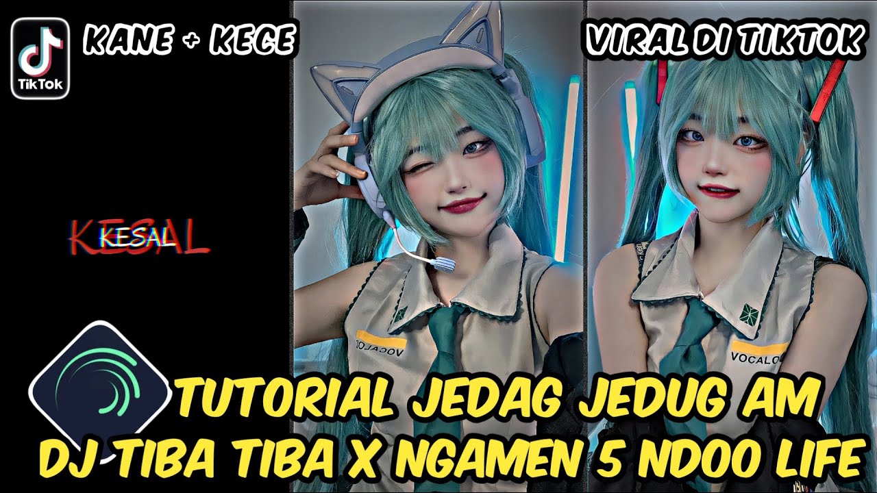 Tutorial Jedag Jedug Alight Motion DJ TIBA TIBA X NGAMEN 5 NDOO LIFE - YouTube