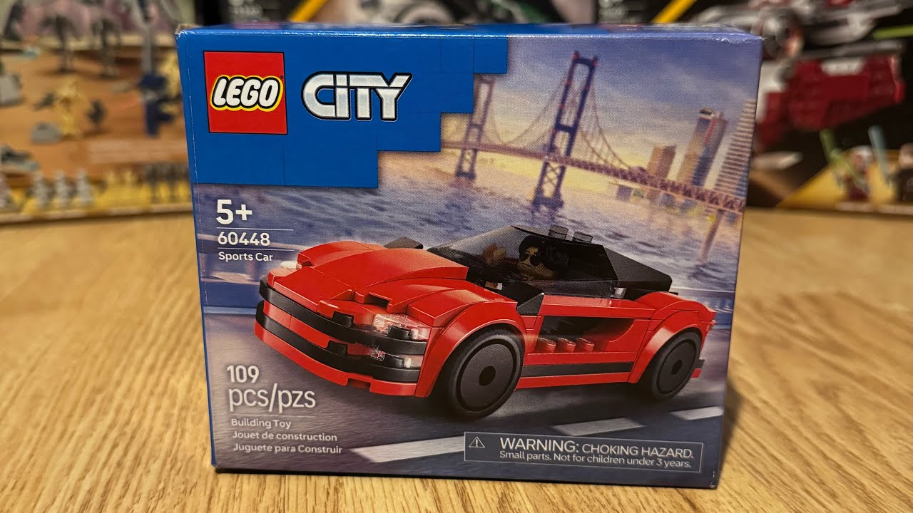 LEGO sports car review - YouTube