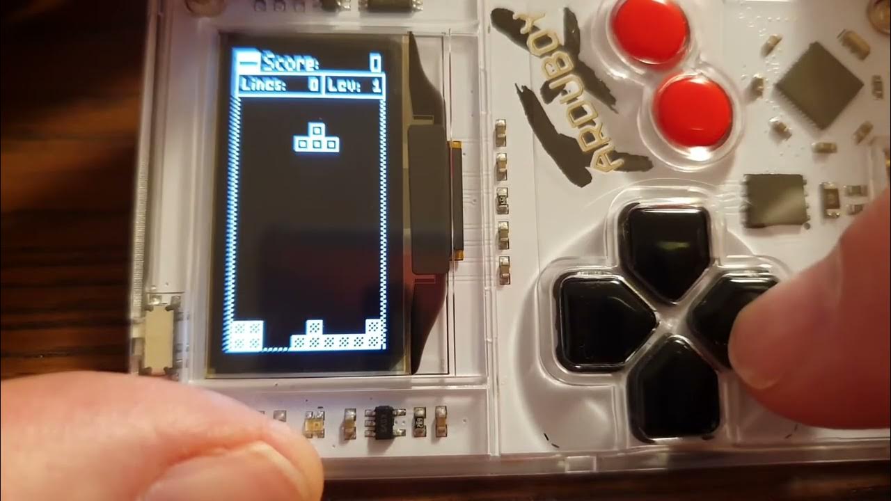 Arduboy TETRIS clone - YouTube