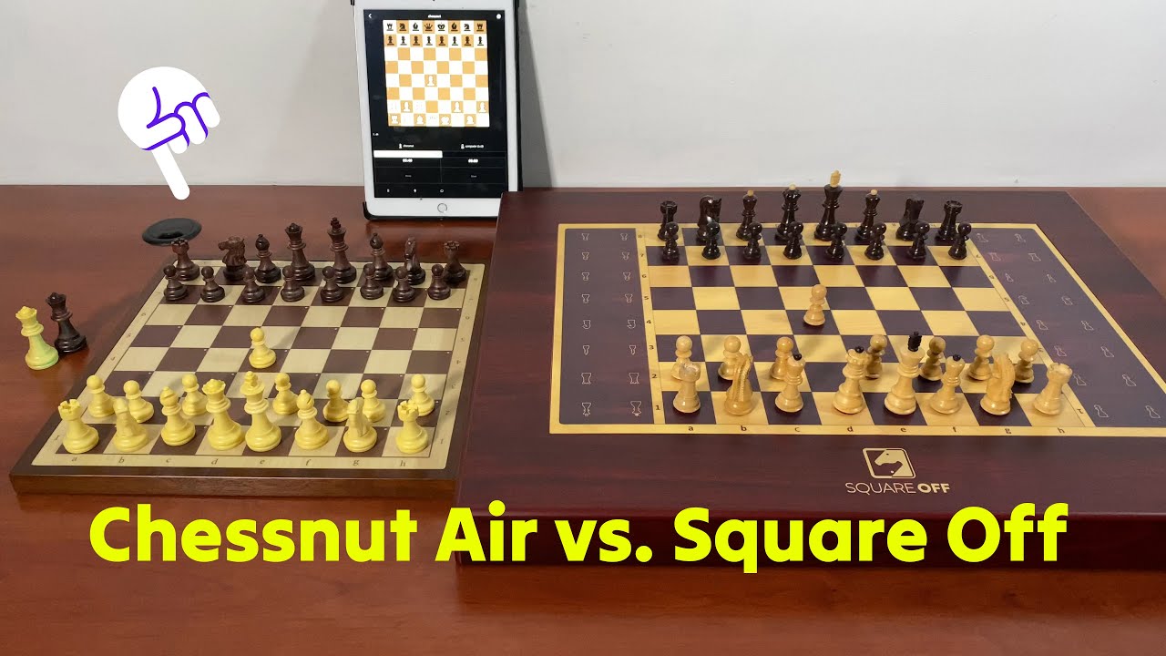 Chessnut Air vs. Square Off Stockfish Chess Robot 👑 @gadgetify - YouTube