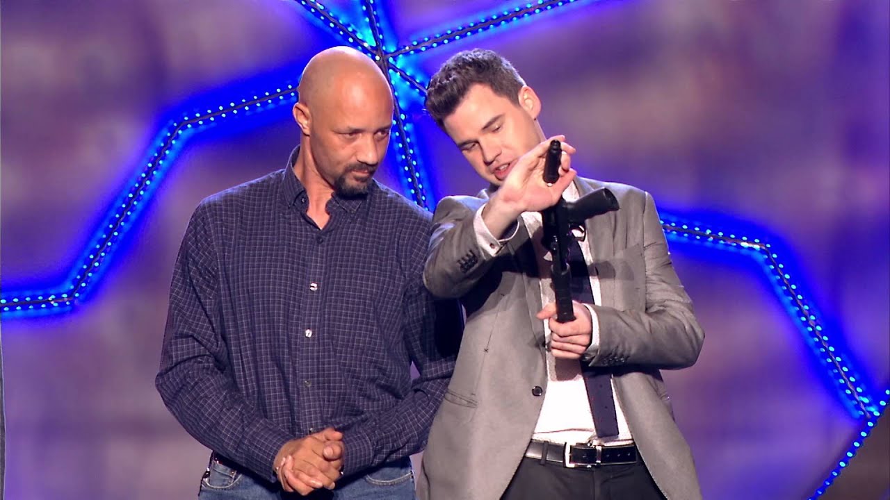 David and Leeman on Master's of Illusion - Dangerous Magic Trick - YouTube