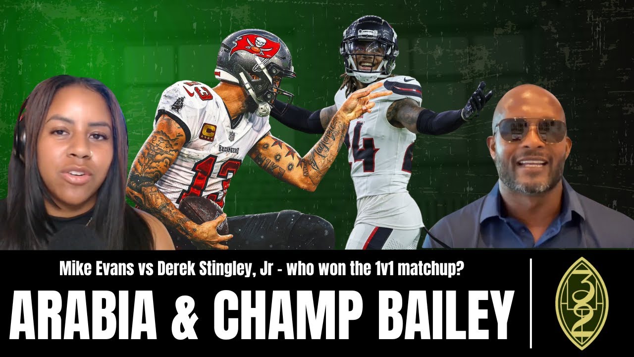 Champ Bailey on Camron & Arabia, Evans vs Stingley Jr, Tyler Warren ...
