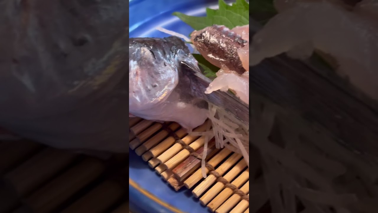 Eating JAPANESE food Sashimi "TOBIUO Sashimi" ASMR FLYING Fish | Mherly ...