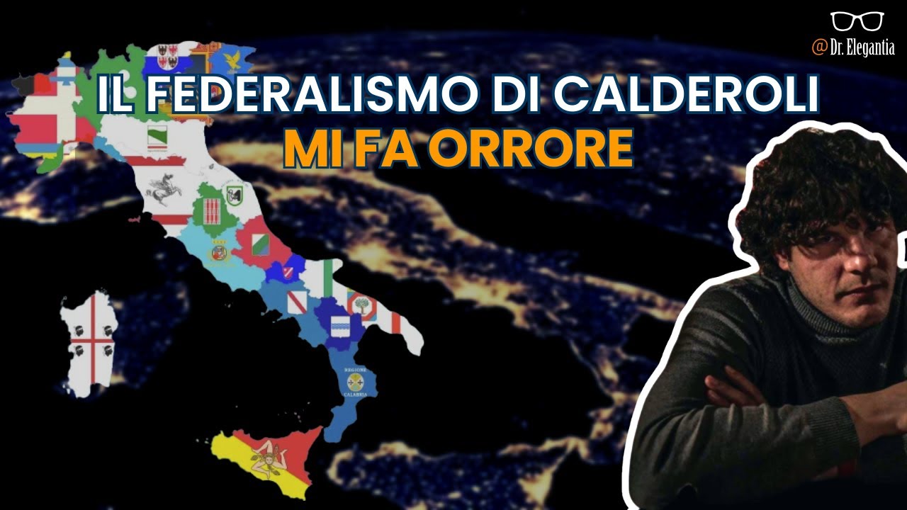 Da FEDERALISTA il federalismo di CALDEROLI (Autonomia Differenziata) mi ...