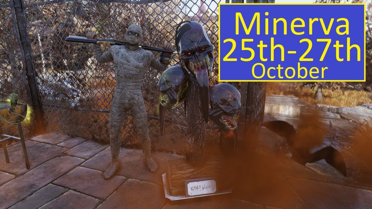 Fallout 76 Minerva 25th - 27th Oct + News & Featured outfit - YouTube