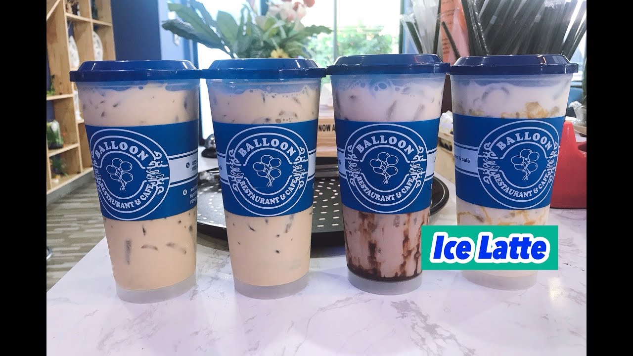 how to make Ice latte - YouTube