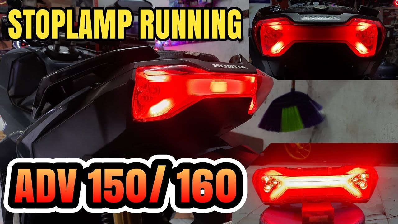 Stoplamp Running Honda ADV 150 || ADV 160, Running 10 Mode Bisa Auto ...