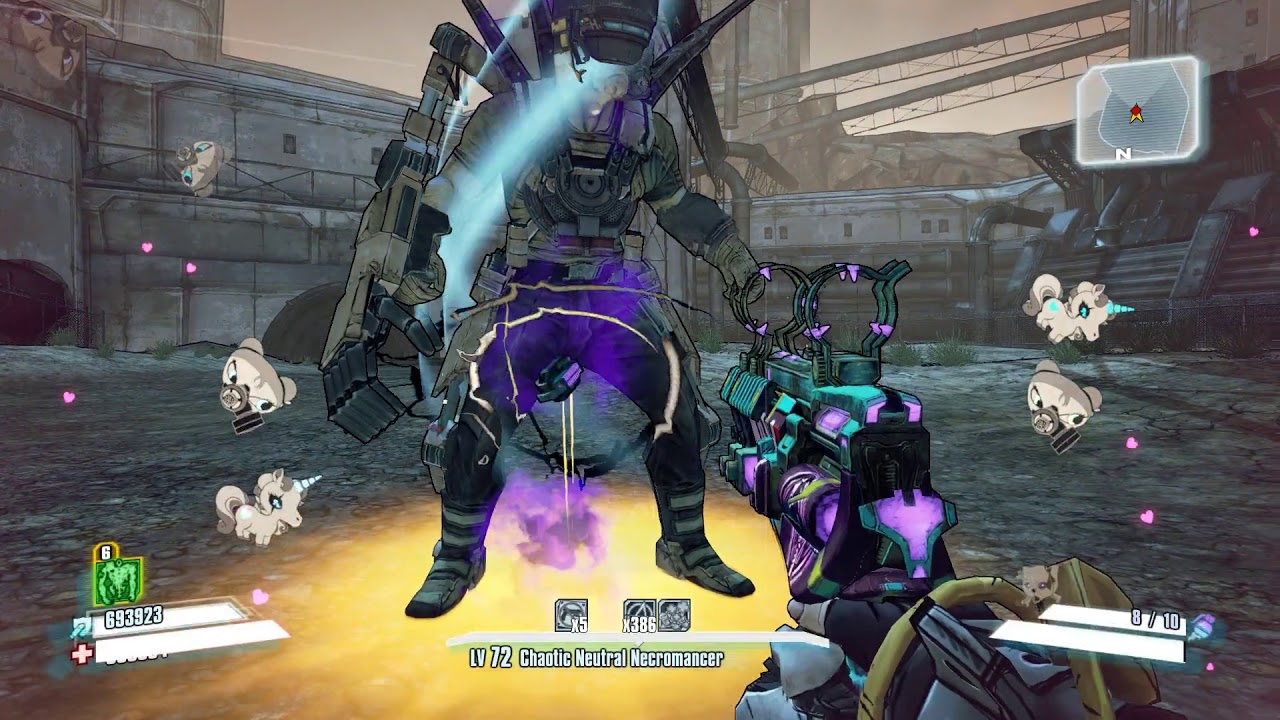 Borderlands 2 Gaige OP8 vs Hyperius 0.234sec - YouTube