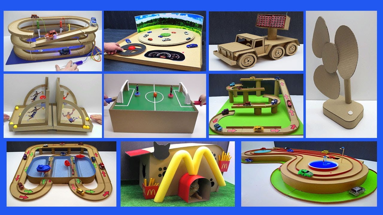 TOP 100 Amazing Cardboard Games Compilation - YouTube