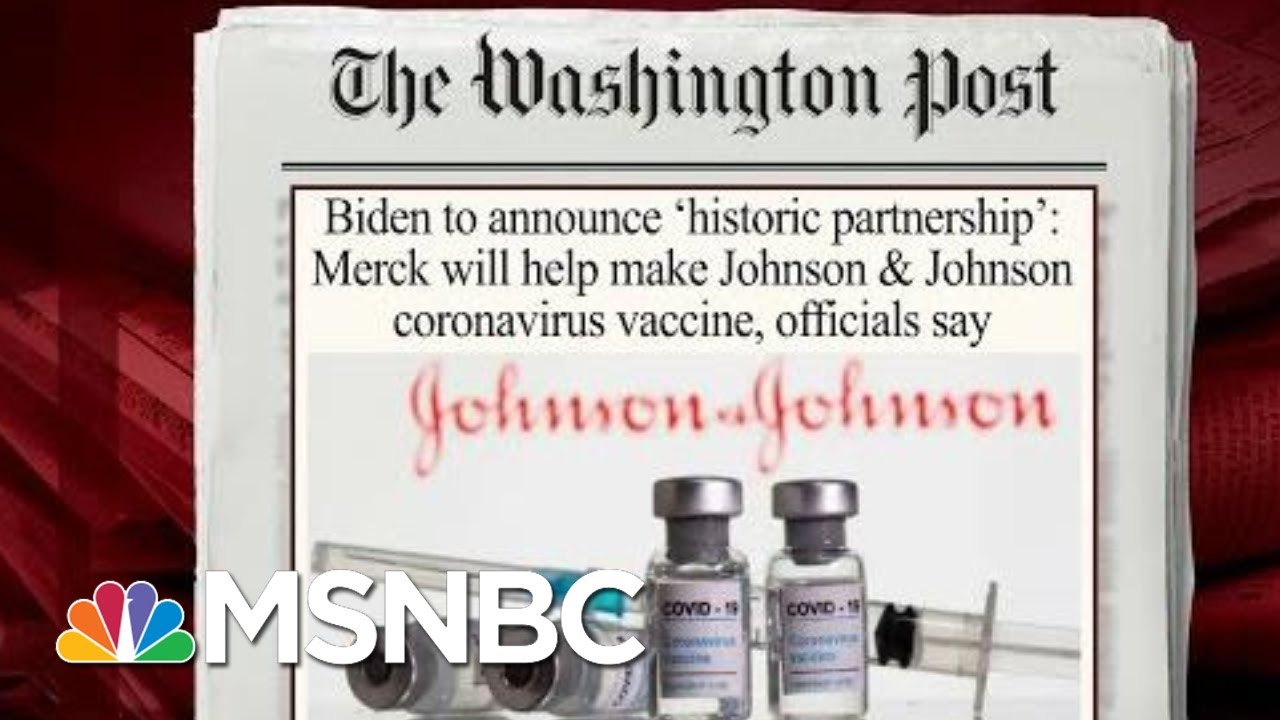 Biden To Announce 'Historic Partnership' Between Merck, Johnson ...