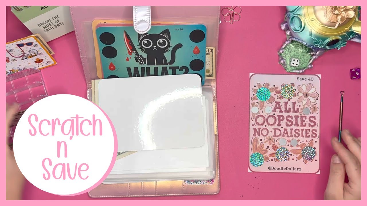 SCRATCH, ROLL, & SAVE! | Saving money with scratch-off challenges! - YouTube