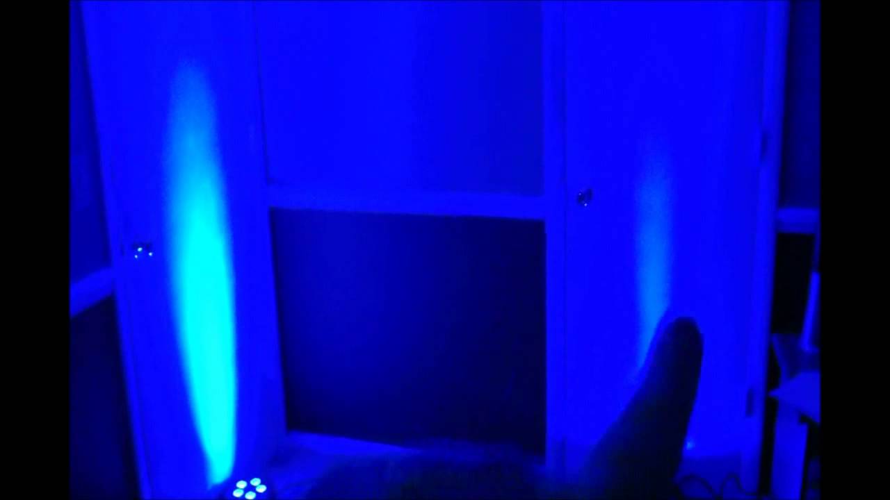 ADJ Mega Tri Par Profile Review and Comparison Against 10mm LED - YouTube