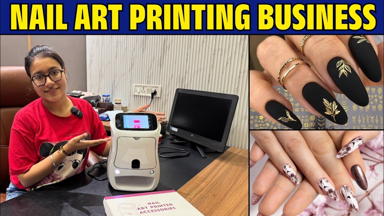 छोटी सी मशीन से करो बिज़नेस 🔥 Nail Art Making Machine | Step by Step ...