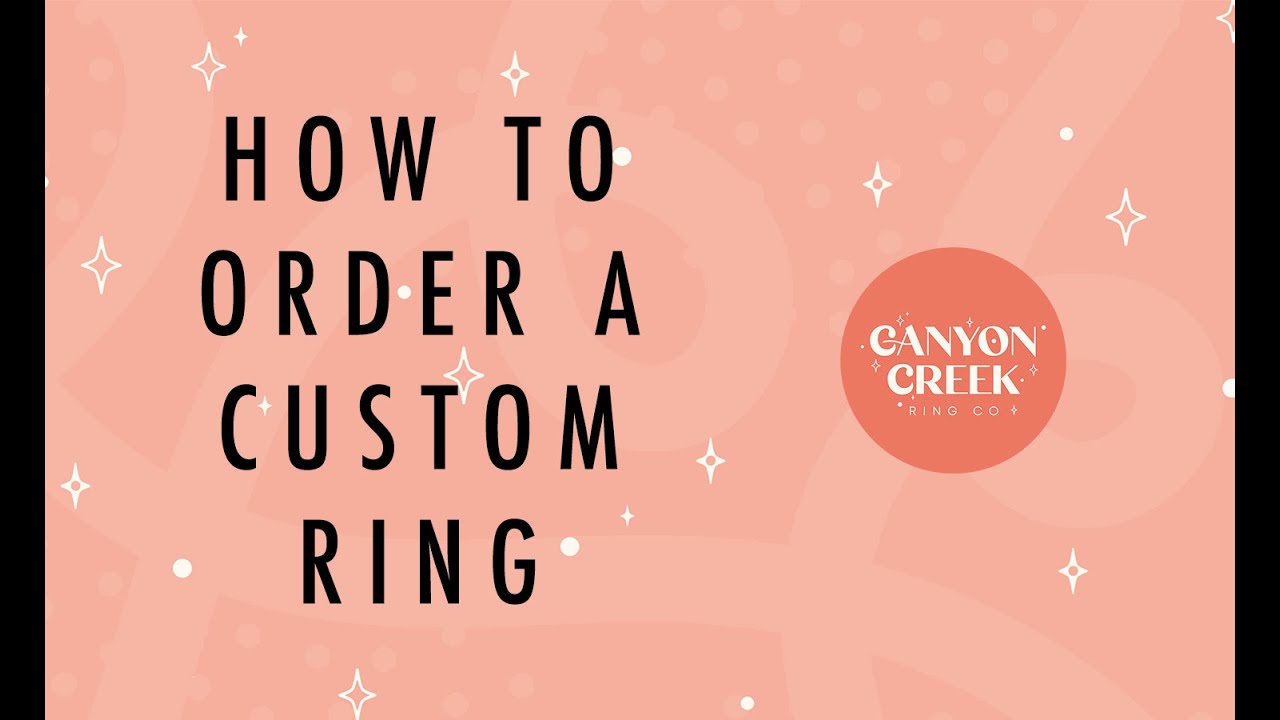 How to Order a Custom Ring - YouTube