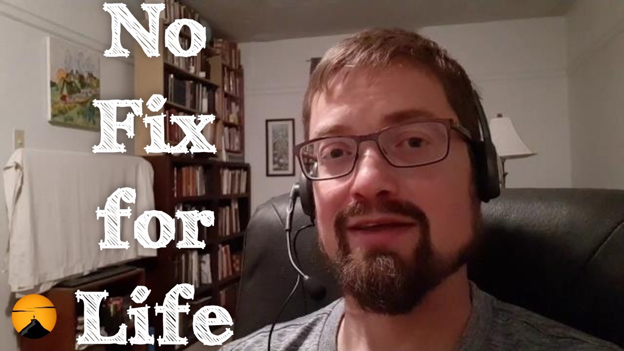 There's no fix for life: Life will always be difficult - YouTube