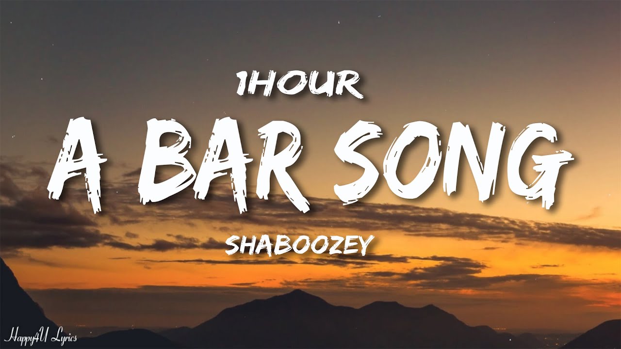 Shaboozey - A Bar Song (Tipsy) (Lyrics) [1HOUR] - YouTube
