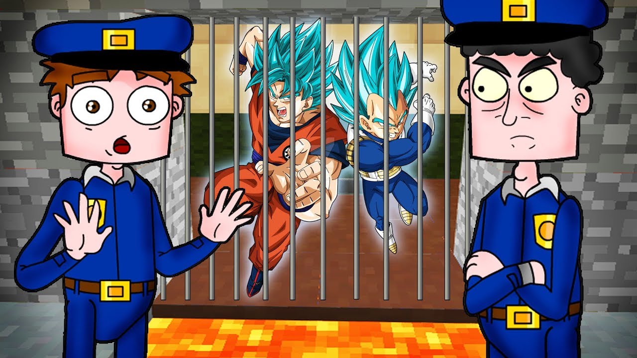 GOKU Y VEGETTA ESTAN EN PRISION! - ESCAPE PRISON MINECRAFT - YouTube