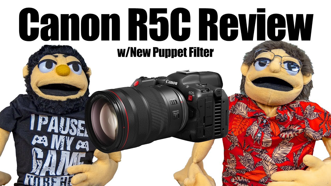 Canon R5c Review with New Puppet Filter - YouTube
