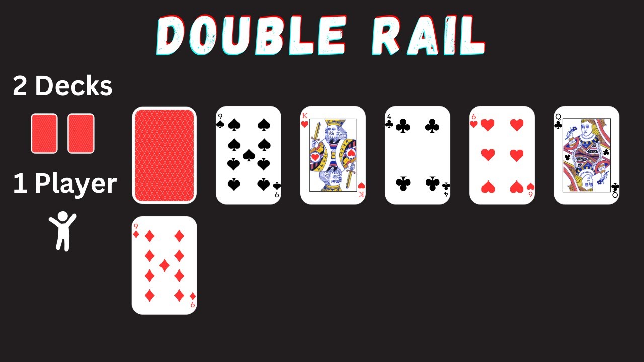 How To Play Double Rail Solitaire - YouTube