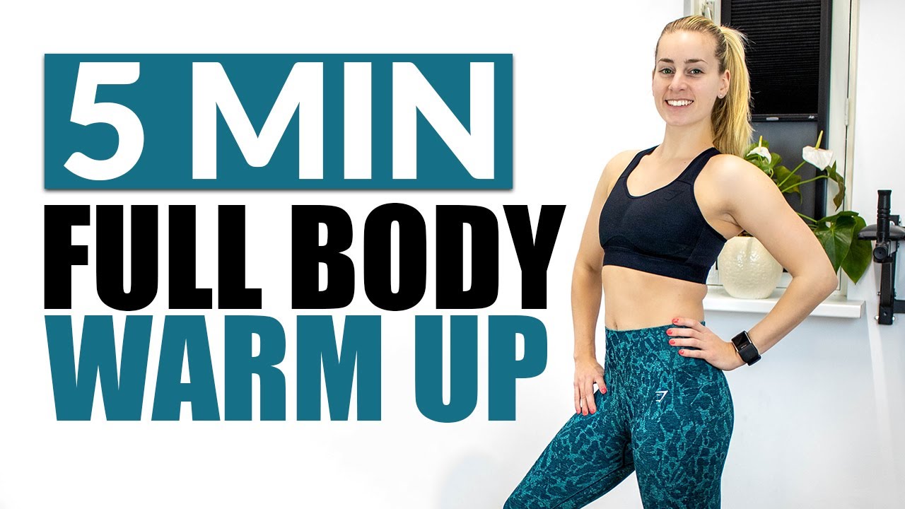 5 min FULL BODY WARM UP [ Pre Workout for Home Workouts ] - YouTube