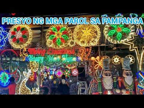 PRESYO NG MGA PAROL SA SAN FERNANDO PAMPANGA PAROL CAPITAL OF THE PHILIPPINES - YouTube