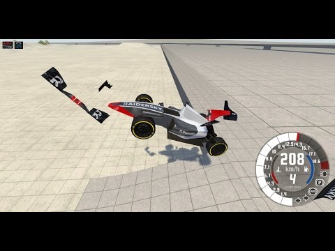 BeamNG drive FR16 INDIE RACECAR!!!!!! Overview & CRASH TEST! (OVER 300KPH!)