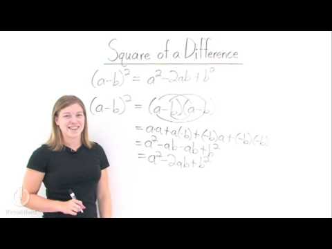 How Do You Square (a - b)? - YouTube