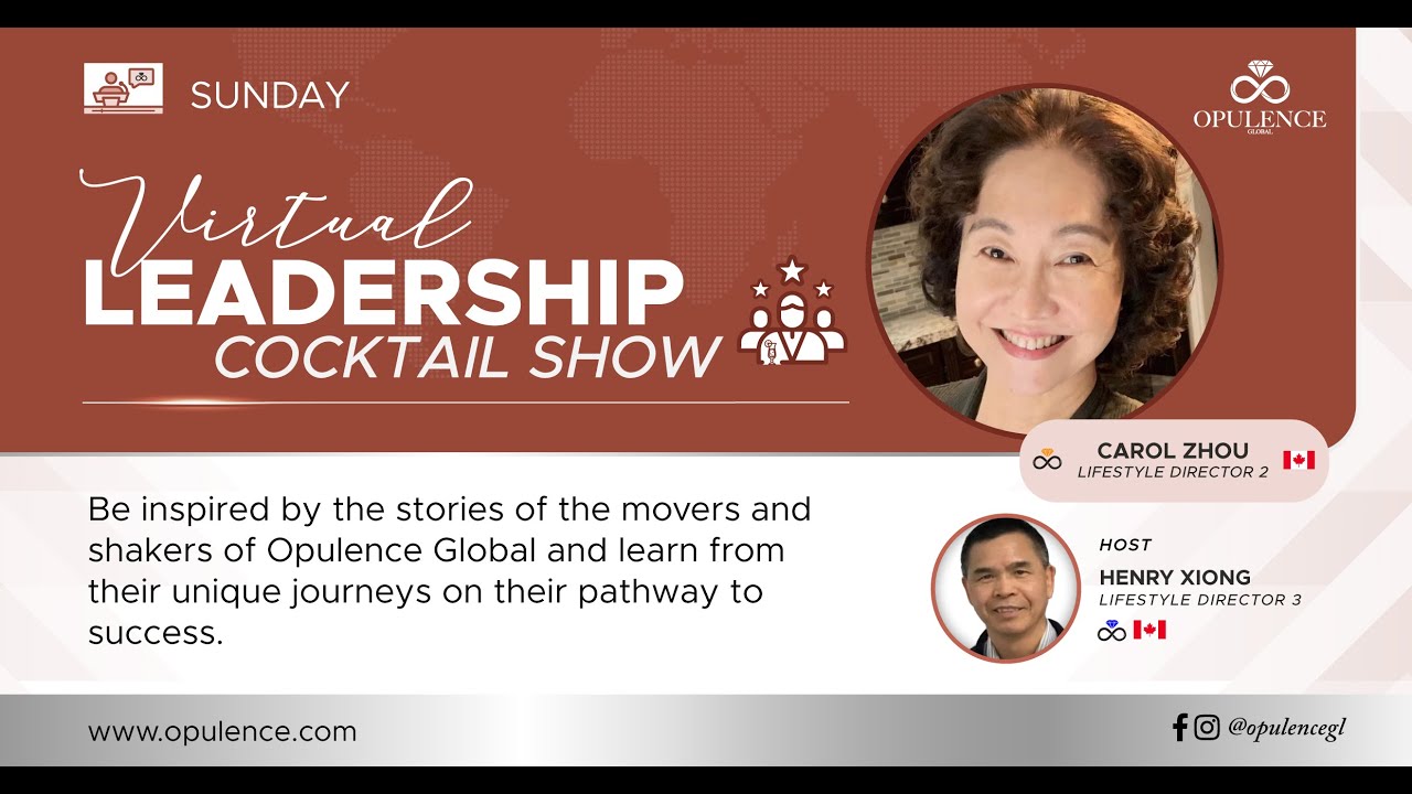 Leadership Cocktail Show with Carol Zhou - YouTube