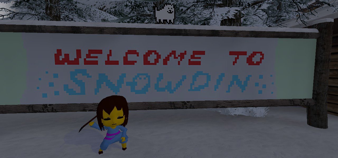 (Gmod) Frisk goes to snowdin (undertale) - YouTube