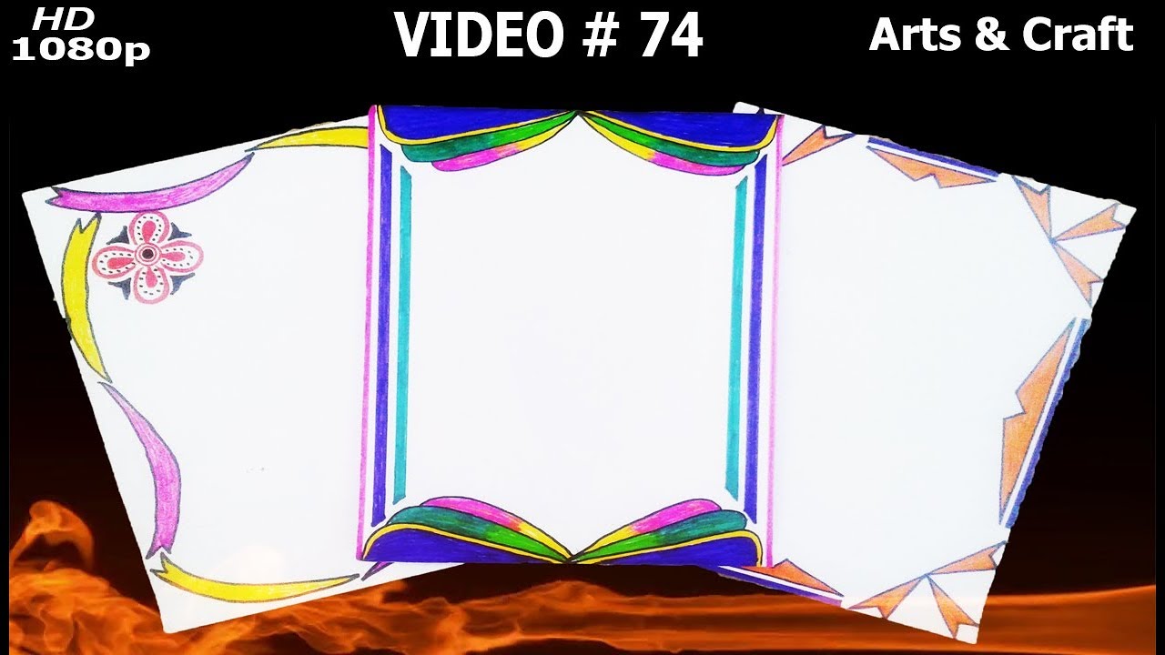 Beautiful Project Design | video#74 | Arts & Craft - YouTube