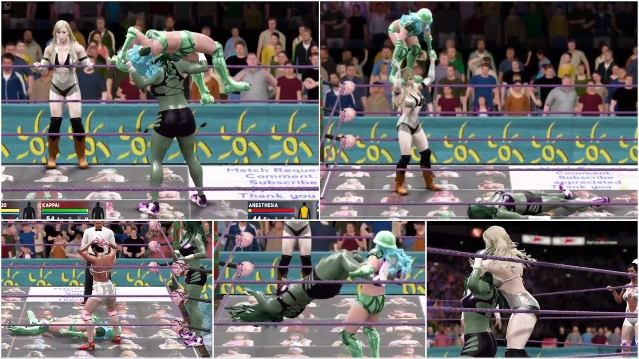 WWE 2K17 KAPPAI & JACKAL TOJO vs ANESTHESIA & SHE-HULK Tag Match (PS4 ...
